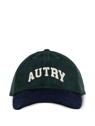 Autry casquette en velours c&ocirc;tel&eacute; - Vert