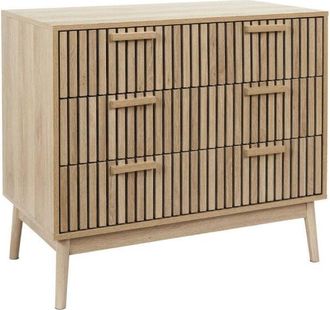 Paris Prix Paris Prix - Commode Design Klaus 90cm Marron