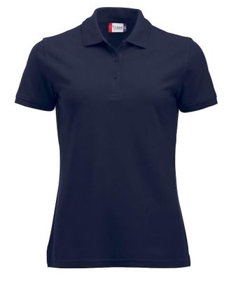 Clique CliQue Damen Manhattan Polohemd, Blau (Dunkles Marineblau), M