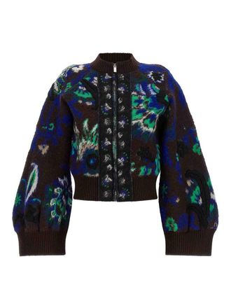 sacai Knielanger Mantel - Braun