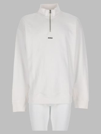 HUGO BOSS Durty Sweatshirt - White