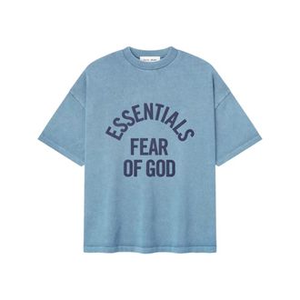 Fear of God Campus 90s Short Sleeve Tee - - Tops - Herren - Blau - S