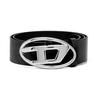 Diesel Schwarzer Lederg&uuml;rtel - - Accessories - unisex - Schwarzk - 80 CM