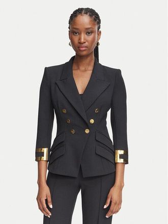 Elisabetta Franchi Sakko GI-274-66E2-V670 Schwarz Slim Fit