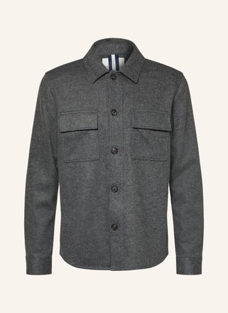 Profuomo Profuomo Flanell-Overshirt grau