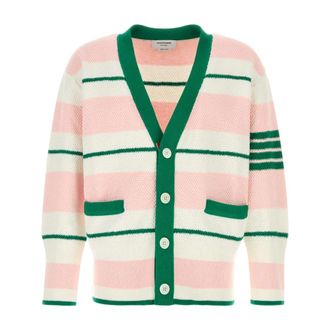 Thom Browne Seed Stitch 4-Bar Cardigan - - Knitwear - Herren - Mehrfarbig - M