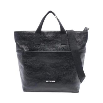 Balenciaga Pre-owned Sac cabas Explorer 2way en cuir - Femme - Pre-owned - Noir - Taille: ONE Size