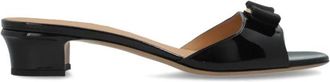 Ferragamo Femme, Chaussures, Noir, Taille: 37 1/2 EU Mules &agrave; talons Vanilla