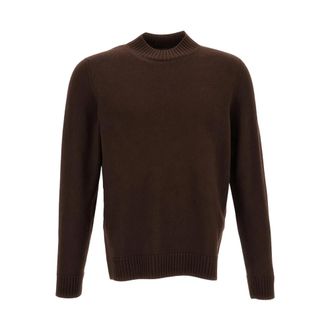 Drumohr Pullover mit Rundhalsausschnitt - - Knitwear - Herren - Braun - L
