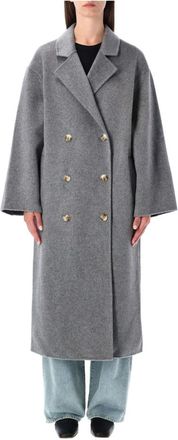 Loulou Studio Damen, M&auml;ntel, Grau, SGr&ouml;&szlig;e