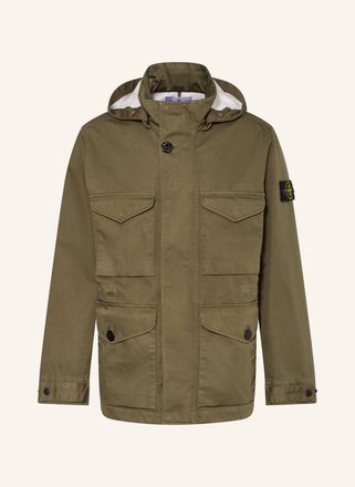Stone Island Parka Mit Abnehmbarer Kapuze gruen