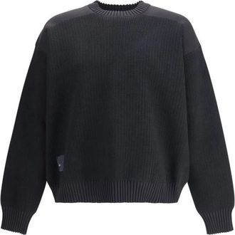 Yohji Yamamoto Homme, Pulls, Noir, Taille: M Pull en laine rembourré