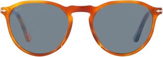Persol Sonnenbrille im Vintage-Stil mit Metallelementen - - Accessories - unisex - Orange - 51 MM