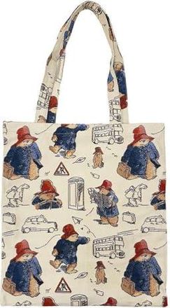 SIGNARE Sac à main pliable réutilisable Motif ours Paddington Taille unique, Rouge, Reusable Shopper