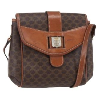 Celine Pre-owned Vintage macadam Sac bandouli&egrave;re - Femme - Pre-owned - Brun - Taille: ONE Size