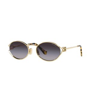 Miu Miu Logo Sonnenbrille - - Accessories - Damen - Gelb - 54 MM