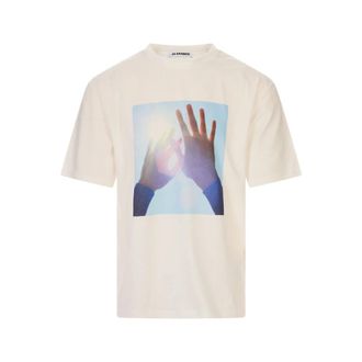 Jil Sander Homme, Tops, Multicolore, Taille: S Wanderlust T-Shirt