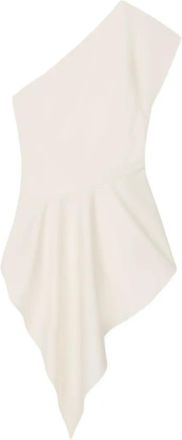 &Aacute;eron Dune one-shoulder drape top - Nude
