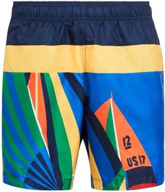 Polo Ralph Lauren Homme, Maillots de bain, Multicolore, Taille: 2XL Newport Sailing Scarf