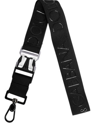 Dolce & Gabbana Mens Black Stretch Polyester Rubberised Dg Logo Keychain Elastane Accessory