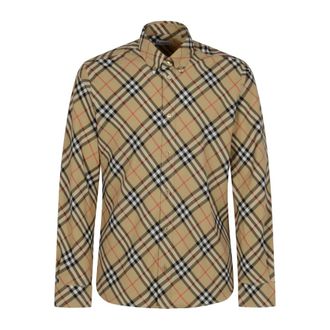 Burberry Roan Kariertes Baumwollflanellhemd - - Shirts - Herren - Braun - L