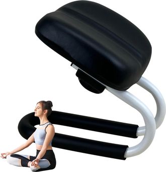 Generico Gebetsbank f&uuml;r Knie, verstellbar, aus Metall, mit Kissen, tragbar, zusammenklappbar, bequemer Stuhl f&uuml;r Meditation, Gebet, Zuhause, religi&ouml;se spiritue