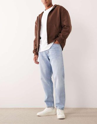 HUGO BOSS HUGO Red - Jean fusel&eacute; - Bleu clair
