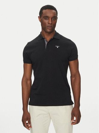 Barbour Poloshirt Tartan MML0012BK31 Schwarz Regular Fit