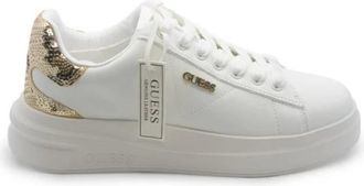 Guess Femme, Chaussures, Blanc, Taille: 37 EU Elbina10 Flfe10Ele12 Baskets