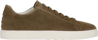 Tod's Homme, Chaussures, Brun, Taille: 42 1/2 EU Baskets en daim