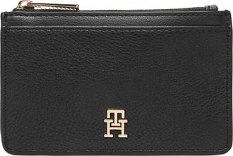 Tommy Hilfiger Geldb&ouml;rse Tommy Hilfiger Th Icon Long Cc Holder AW0AW18867 Schwarz