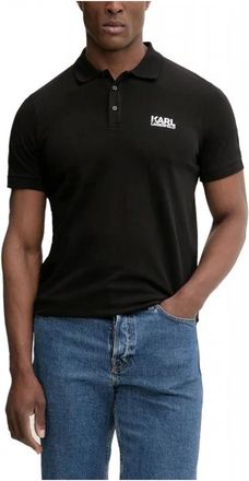 Karl Lagerfeld Homme, Tops, Noir, Taille: XL Polo