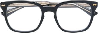 Gucci lunettes &agrave; monture carr&eacute;e - Noir