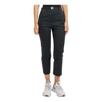 Patrizia Pepe Femme, Pantalons, Noir, Taille: 40 FR Pantalon Cigarette en Popeline