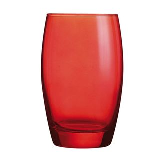 Arcoroc ARC J8493 Salto Color Studio Red Longdrinkglas, 350ml, Glas, rot, 6 St&uuml;ck