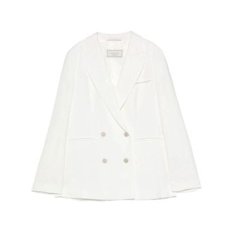 PESERICO Zweireihiger Sakko mit steigendem Revers - - Jackets - Damen - Wei&szlig; - L