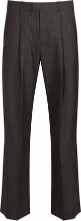 Our Legacy Pantalon large en laine et coton
