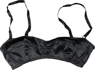 Dolce & Gabbana Femme, Sous-v&ecirc;tements, Noir, Taille: 38 FR Semi-Pad Underwire Balconette Bra
