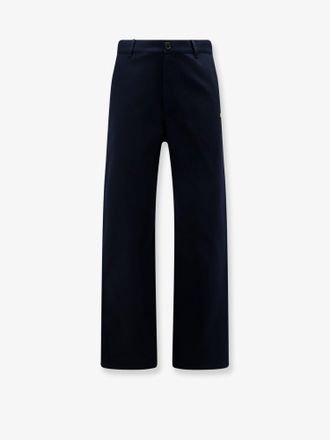 Loewe Denim trousers with contrasting embroidered logo - LOEWE - gender_Man