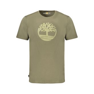Timberland Verde Baumwoll Herren T-Shirt