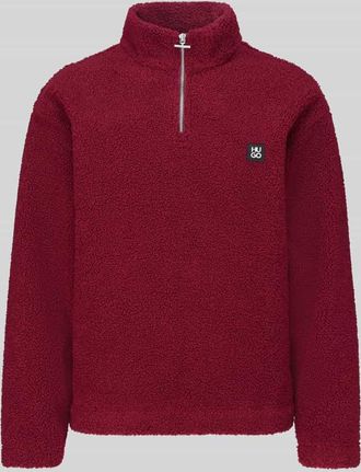 HUGO BOSS Sweatshirt mit Logo Patch Modell Derylong