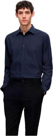 Selected SELETED HOMME Slhslim-Performance Shirt Ls Noos Chemise, Bleu