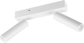 Trio Leuchten LED Spotleuchte Ambala 849210231, Metall Weiß matt, inkl. 2x 5.5 Watt LED, Lichtfarbe einstellbar, Switch Dimmer