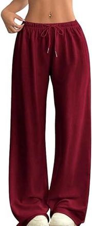 Generic Europe et &Eacute;tats-Unis l&acirc;che d&eacute;contract&eacute; cordon de serrage sport jambe large yoga cloche bas boutique v&ecirc;tements femmes, 3, XXL