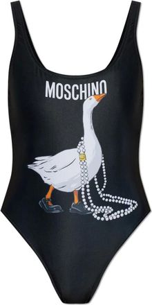 Moschino Femme, Maillots de bain, Noir, Taille: 34 FR Maillot de bain une pi&egrave;ce Goose
