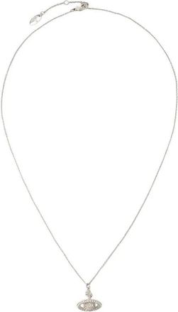 Vivienne Westwood Halskette - Grace Small Pendant Necklace - Brass - Silver - Gr. unisize - in Silber - für Damen