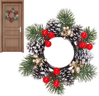 Generic Kerzenkranzringe, k&uuml;nstliche Weihnachtsdekorationen, konische Kerzenringe, Weihnachtsdekoration, f&uuml;r Zuhause, K&uuml;che, Schrank, Esszimmer, Schreibtisch,