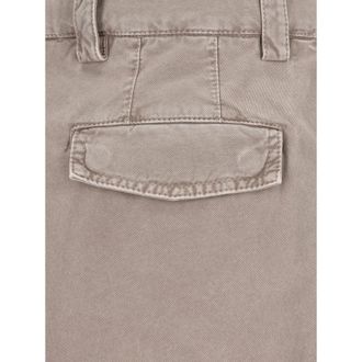 Brunello Cucinelli Cotton Twill Cargo Trousers - Gray