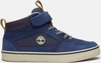 Timberland Halbhoher Stone Jump Sneaker f&uuml;r Jugendliche in Dunkelblau, Blau, Gr&ouml;&szlig;e