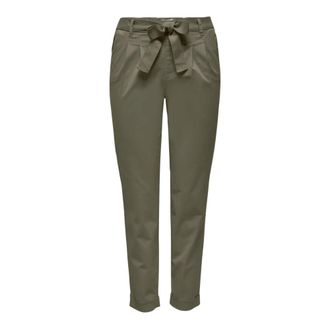 Only Only, Femme, Pantalons, Vert, Taille: 38 FR L32 Onlrita-Evelyn Pantalon Ample &agrave; Ceinture